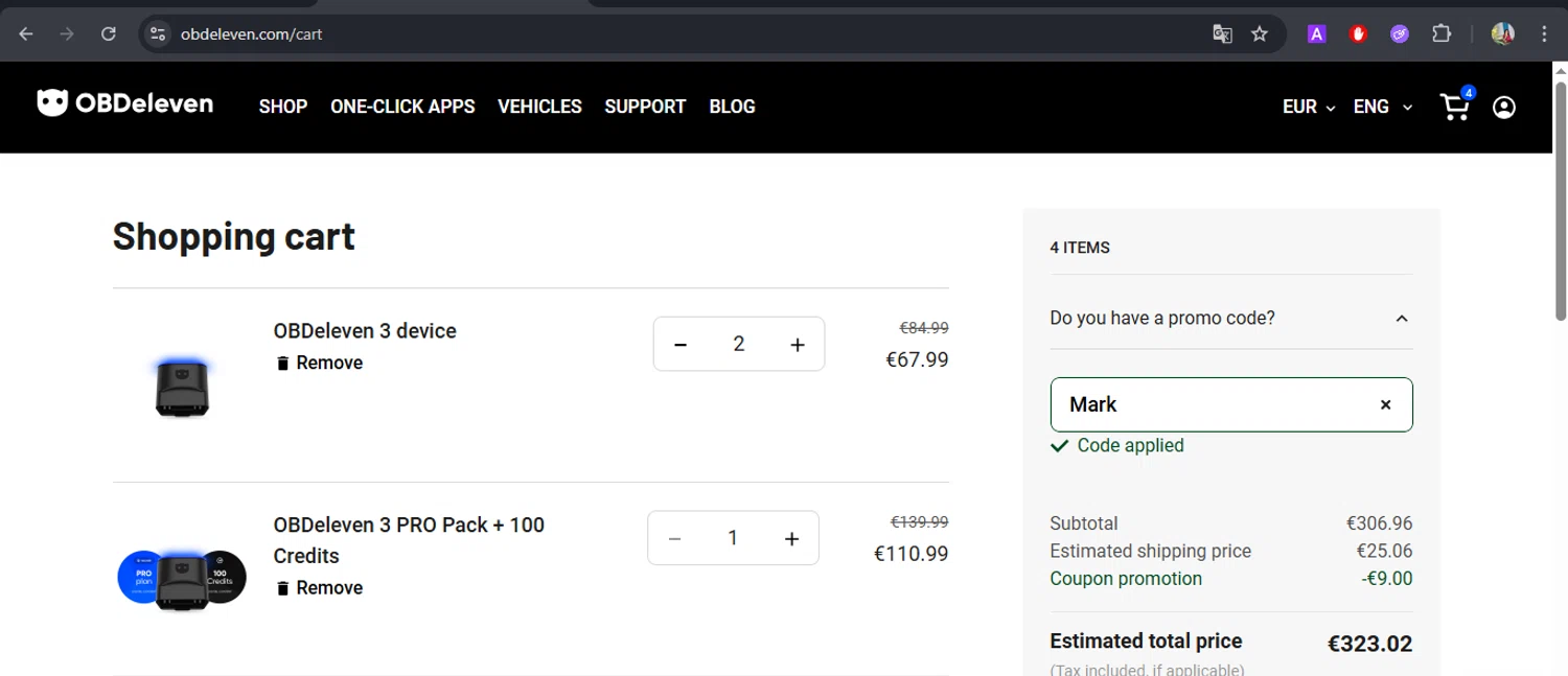 OBDeleven Promo Codes (22 Verified) - 15% Off Sep 2025