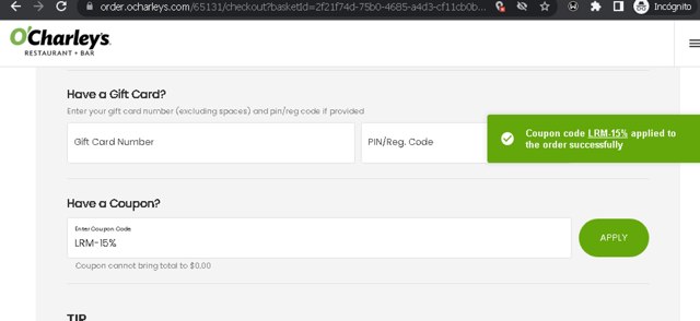 O'Charley's Promo Codes - 20% Off Coupons Aug 2025