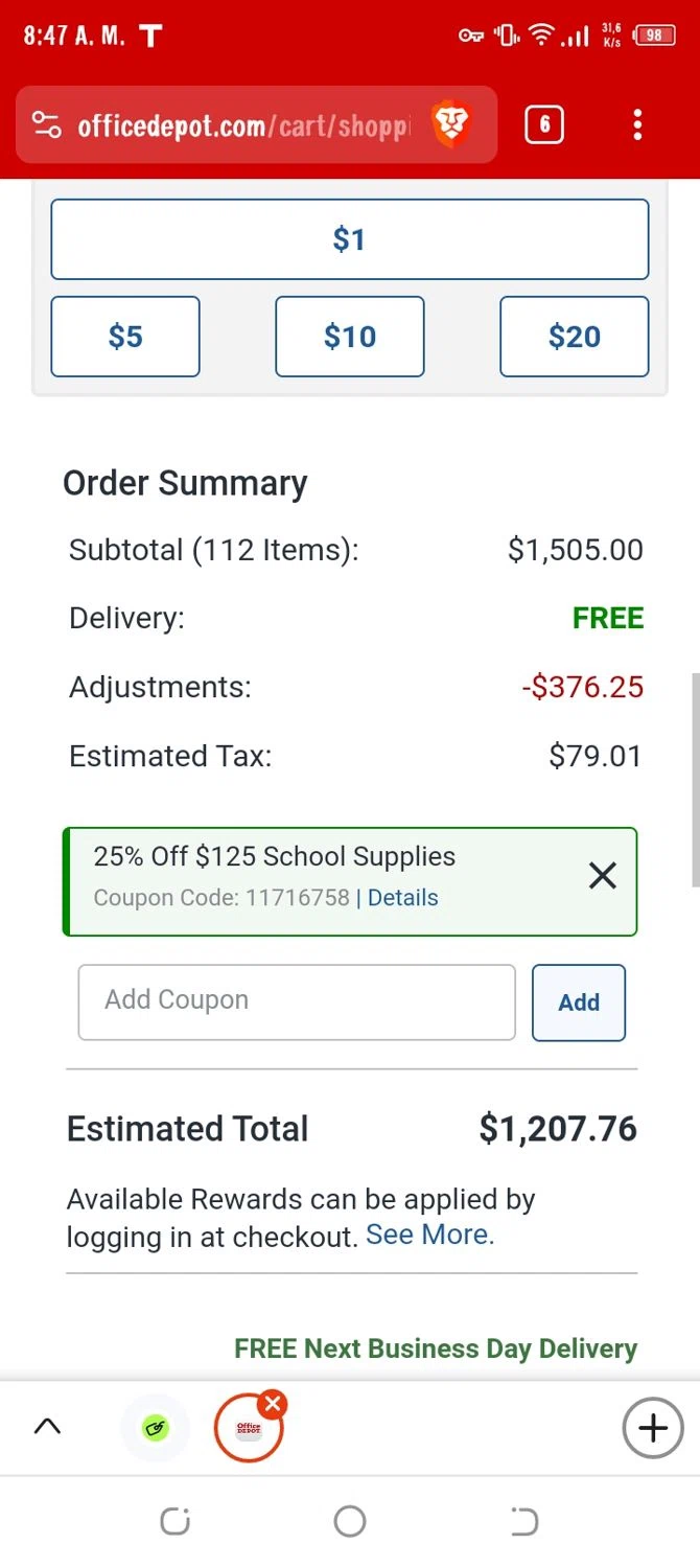 Office Depot Coupons - $20 Off | October 2024
