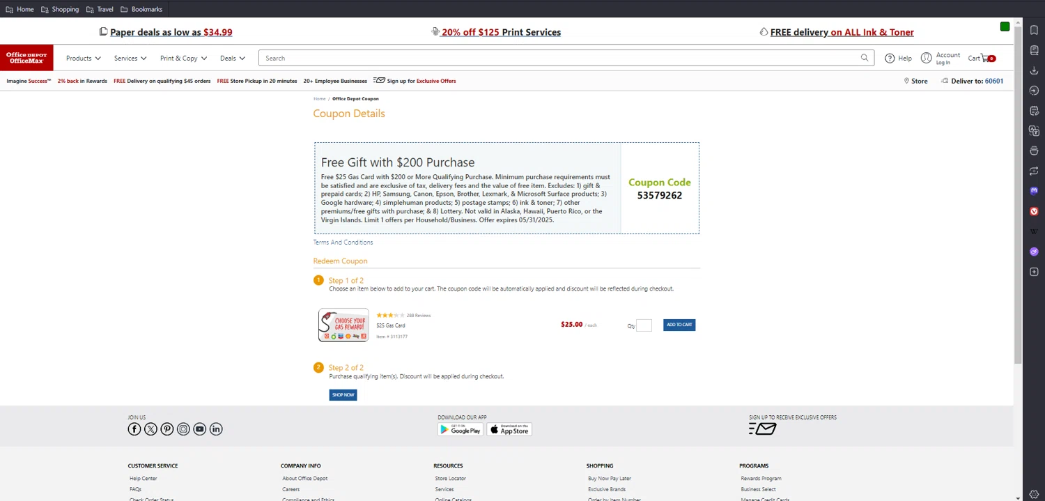 Office Depot Promo Codes - $200 Off (Verified) Jun 2025