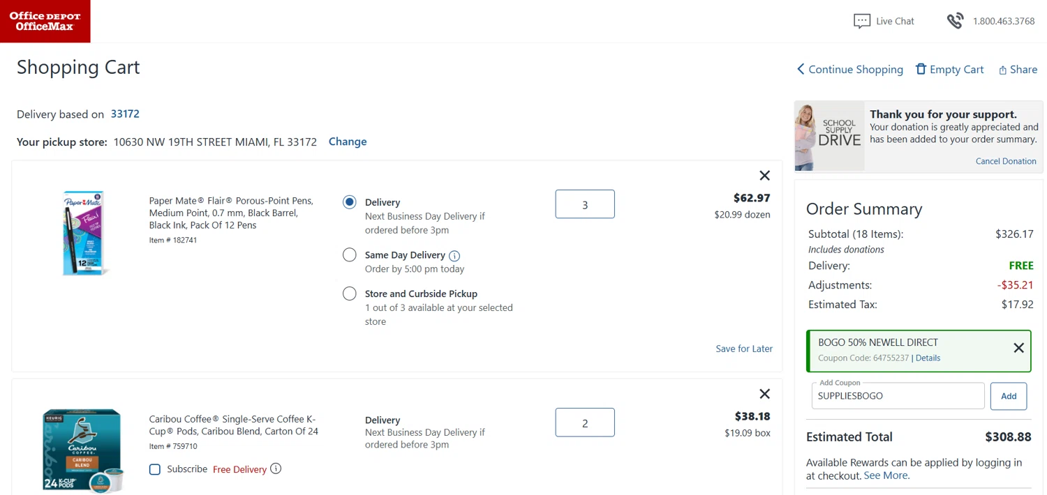 Office Depot Promo Codes - $20 Off (8 Verified) Nov 2025