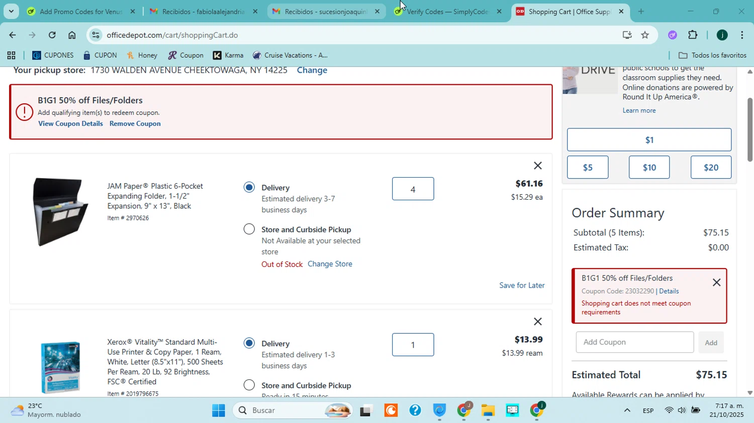 Office Depot Promo Codes - $20 Off (8 Verified) Nov 2025