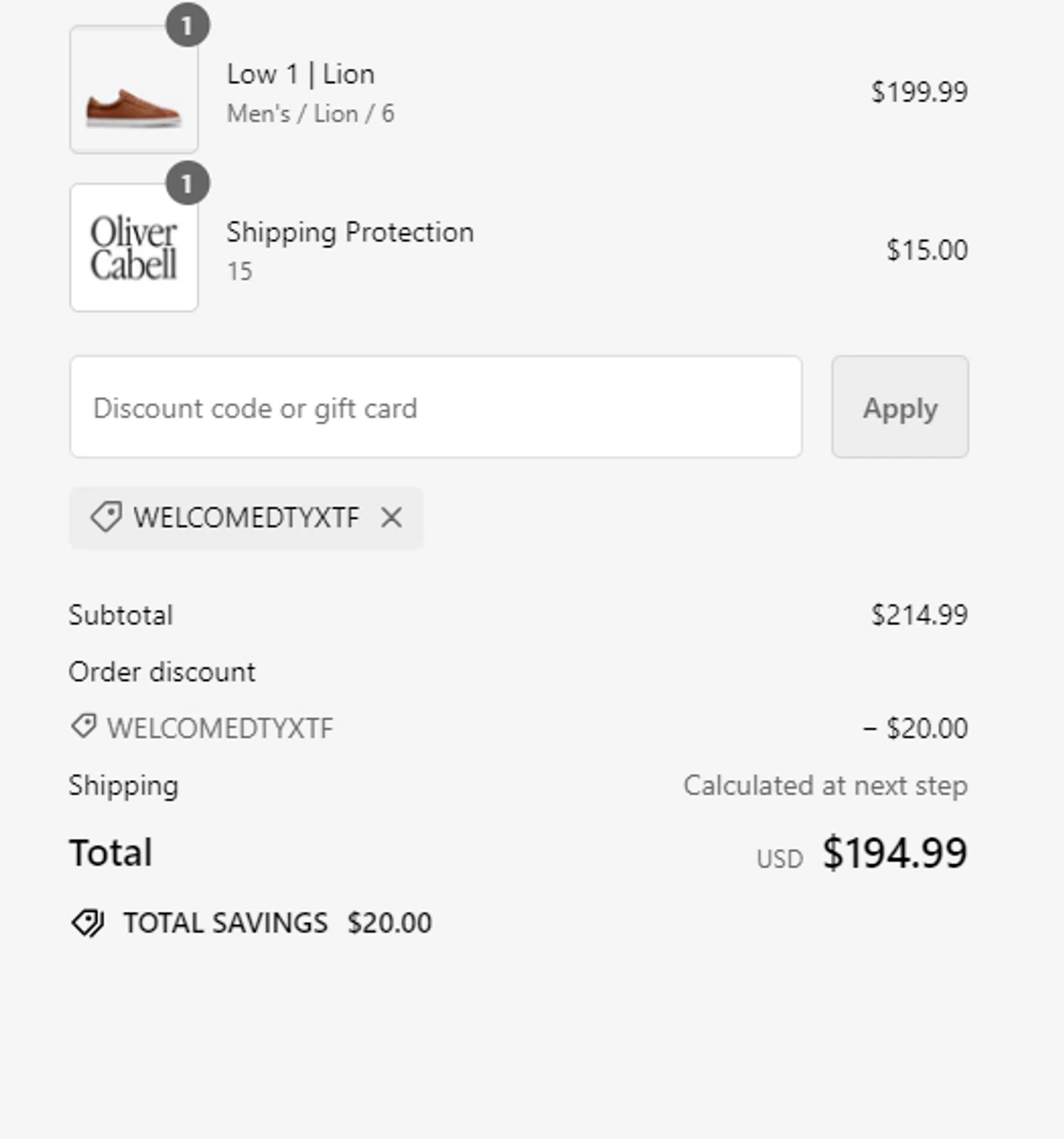 Oliver Cabell Discount Codes - $20 Off | September 2024