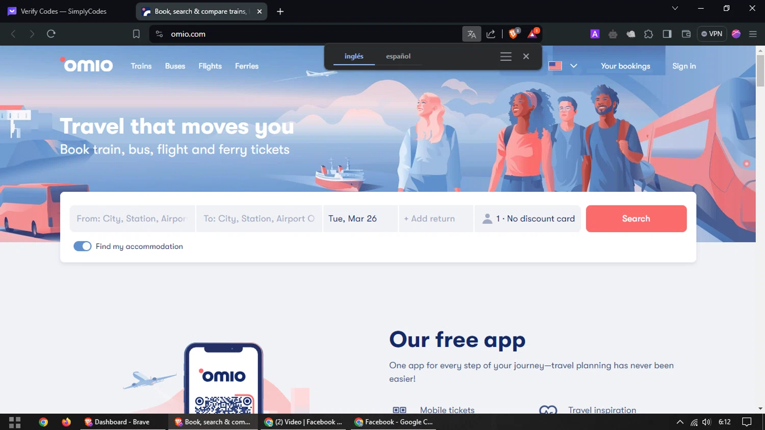 Omio Promo Codes – 15% Off | June 2024