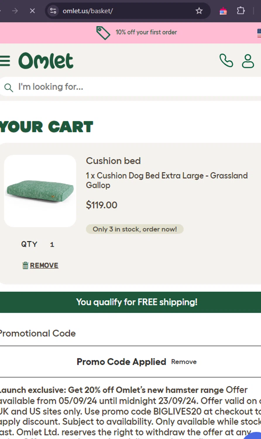 Omlet Promo Codes - 20% Off | September 2024