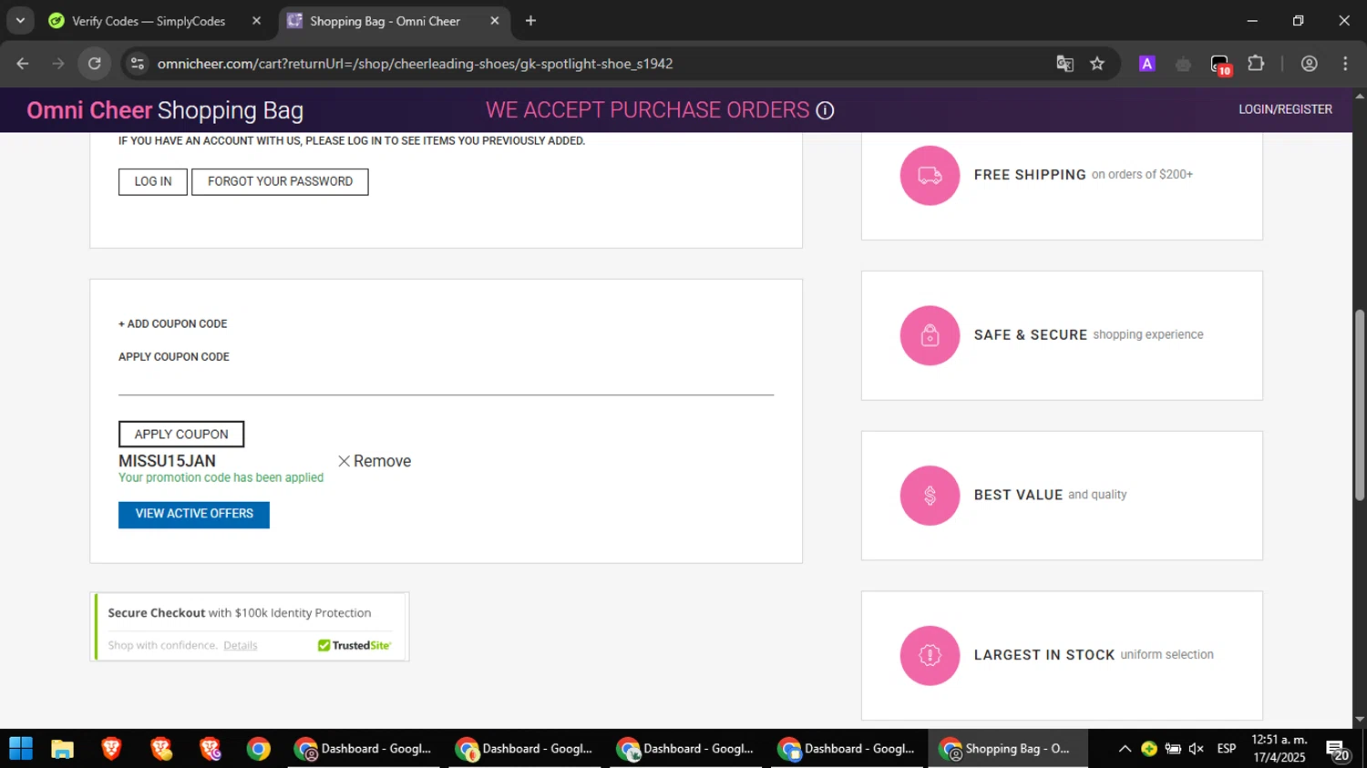 Omni Cheer Promo Codes (11 Verified) - 25% Off Sep 2025