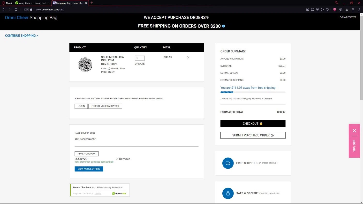 Omni Cheer Promo Codes (12 Verified) - 25% Off Oct 2025