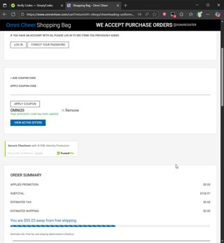 Omni Cheer Promo Codes (11 Verified) - 25% Off Sep 2025