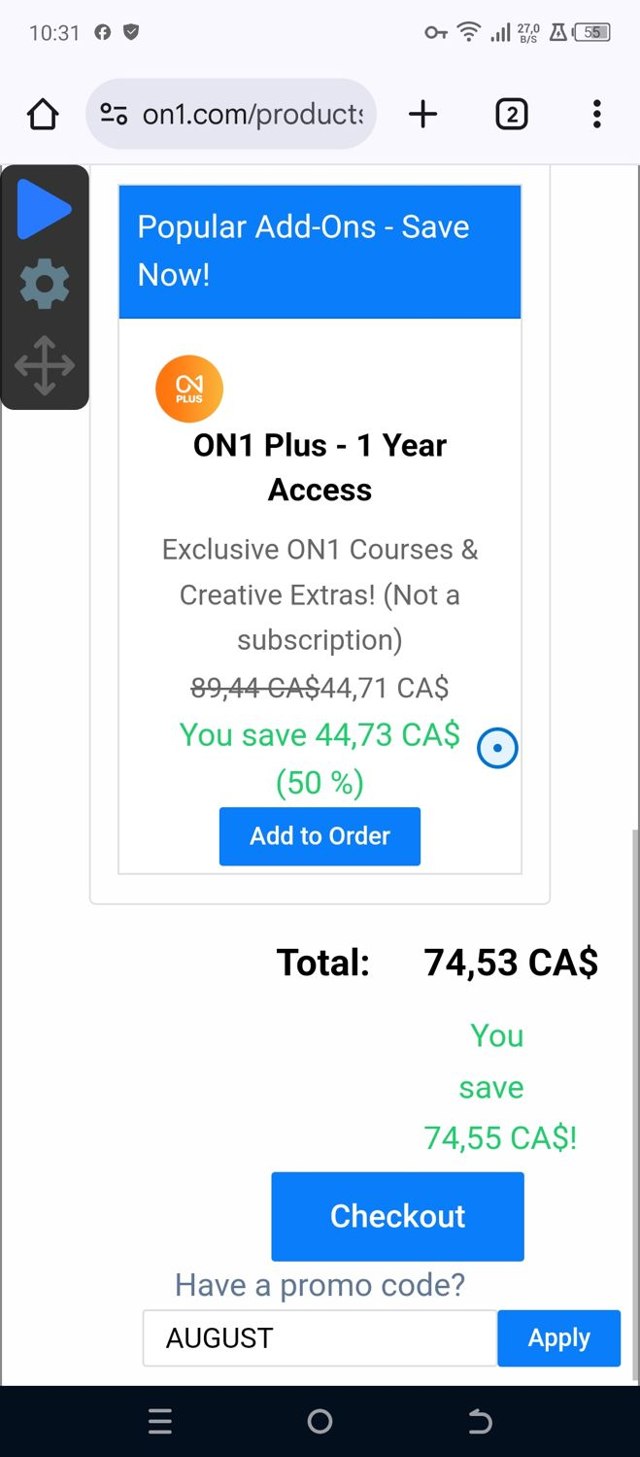 ON1 Coupon Codes (10 Verified) - 20% Off Sitewide Apr 2025