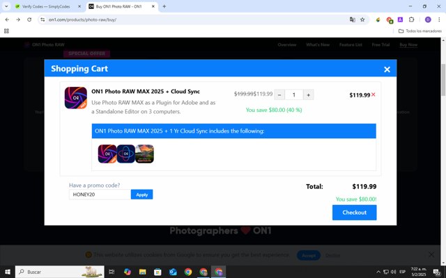 ON1 Coupon Codes (12 Verified) - 20% Off Sitewide Mar 2025