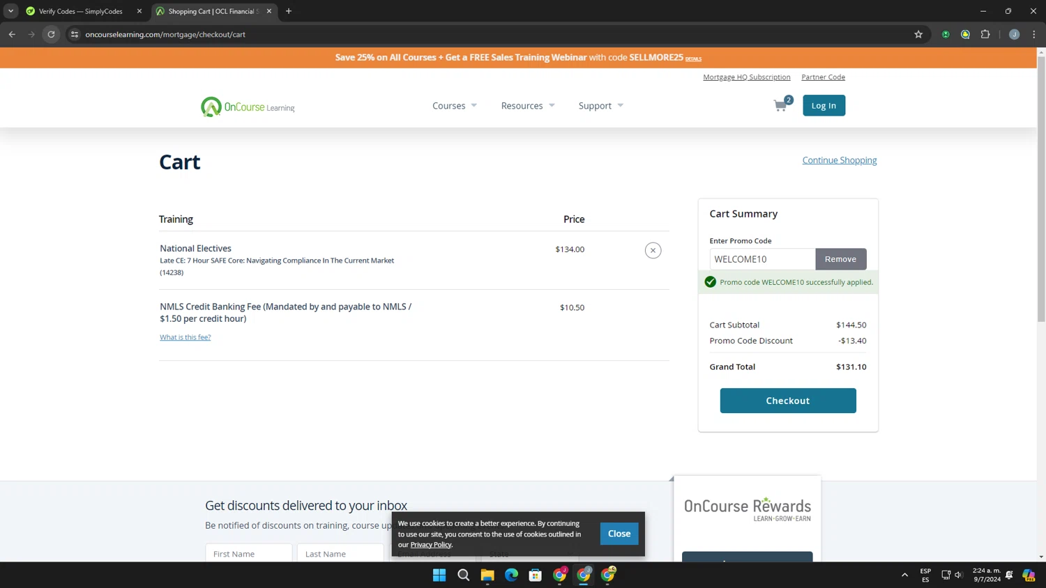 OnCourse Learning Promo Codes - 25% Off | September 2024