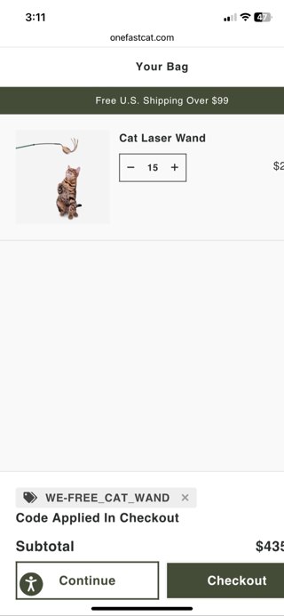 One Fast Cat Promo Codes (1 Verified) - 15% Off Aug 2025