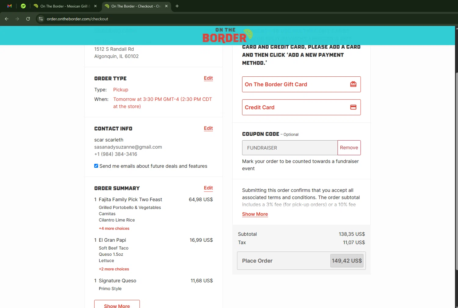 On The Border Promo Codes - 15% Off Coupons Dec 2025