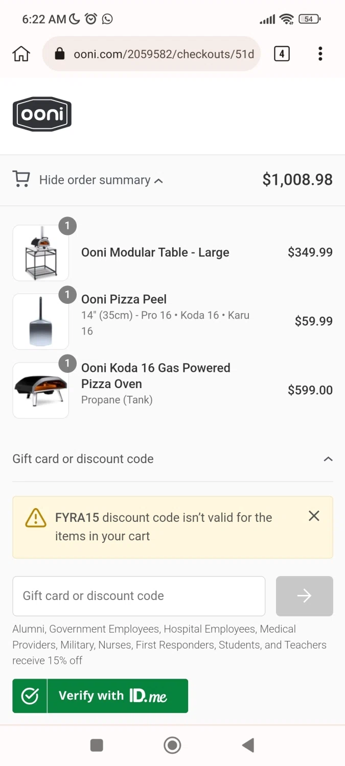 Ooni Discount Codes - 15% Off | January 2025