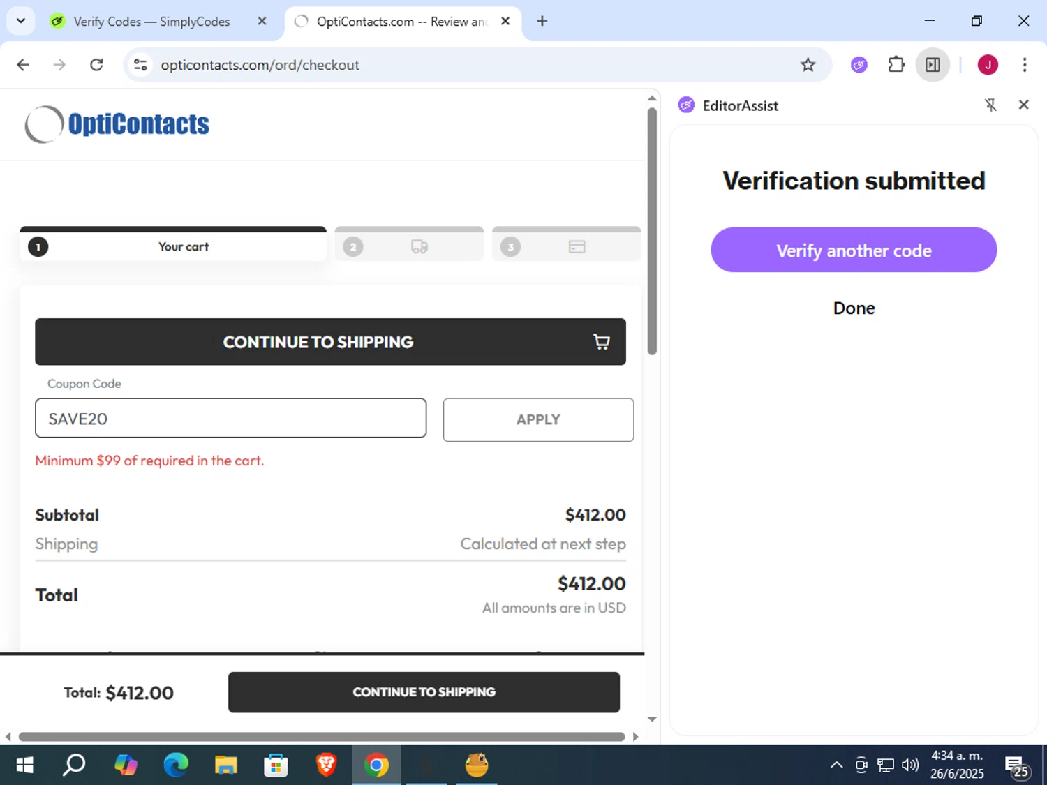 OptiContacts.com Promo Code - 20% Off (Verified) Dec 2025