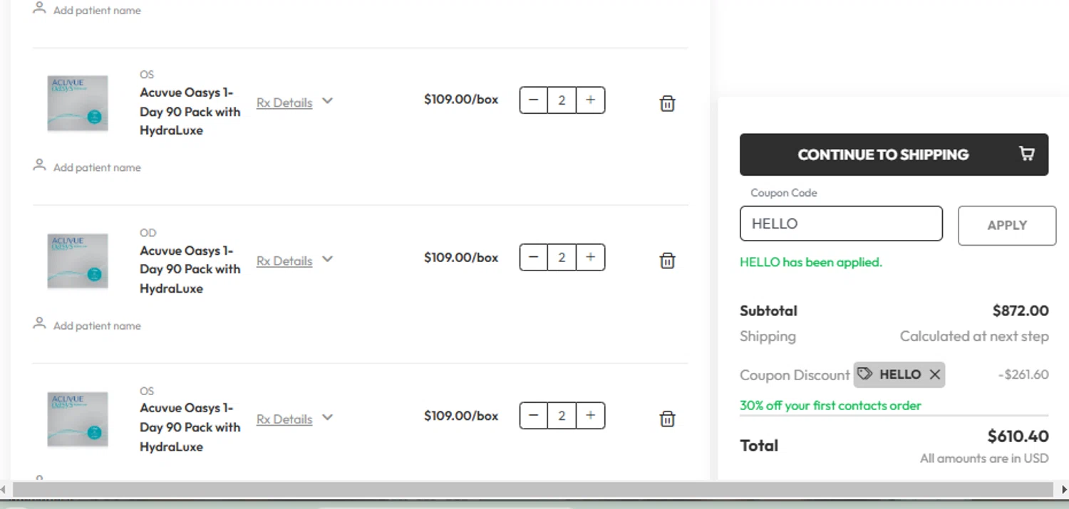 OptiContacts.com Promo Code - 20% Off (Verified) Dec 2025