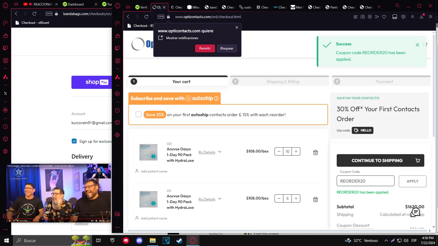 OptiContacts.com Coupons - 20% Off | September 2024