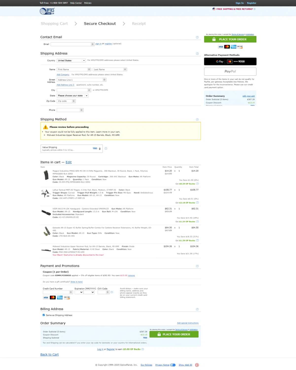 Optics Planet Promo Codes - 10% Off (Verified) Jun 2025