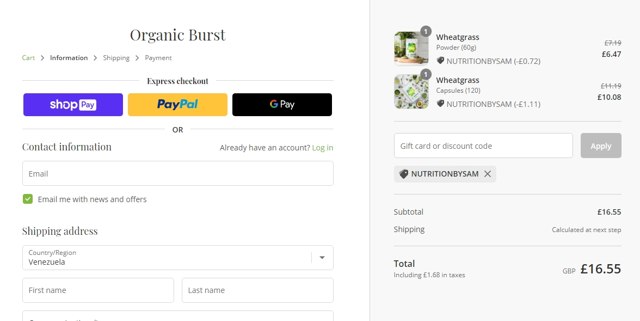 Organic Burst Promo Codes - 20% Off Coupons Sep 2025