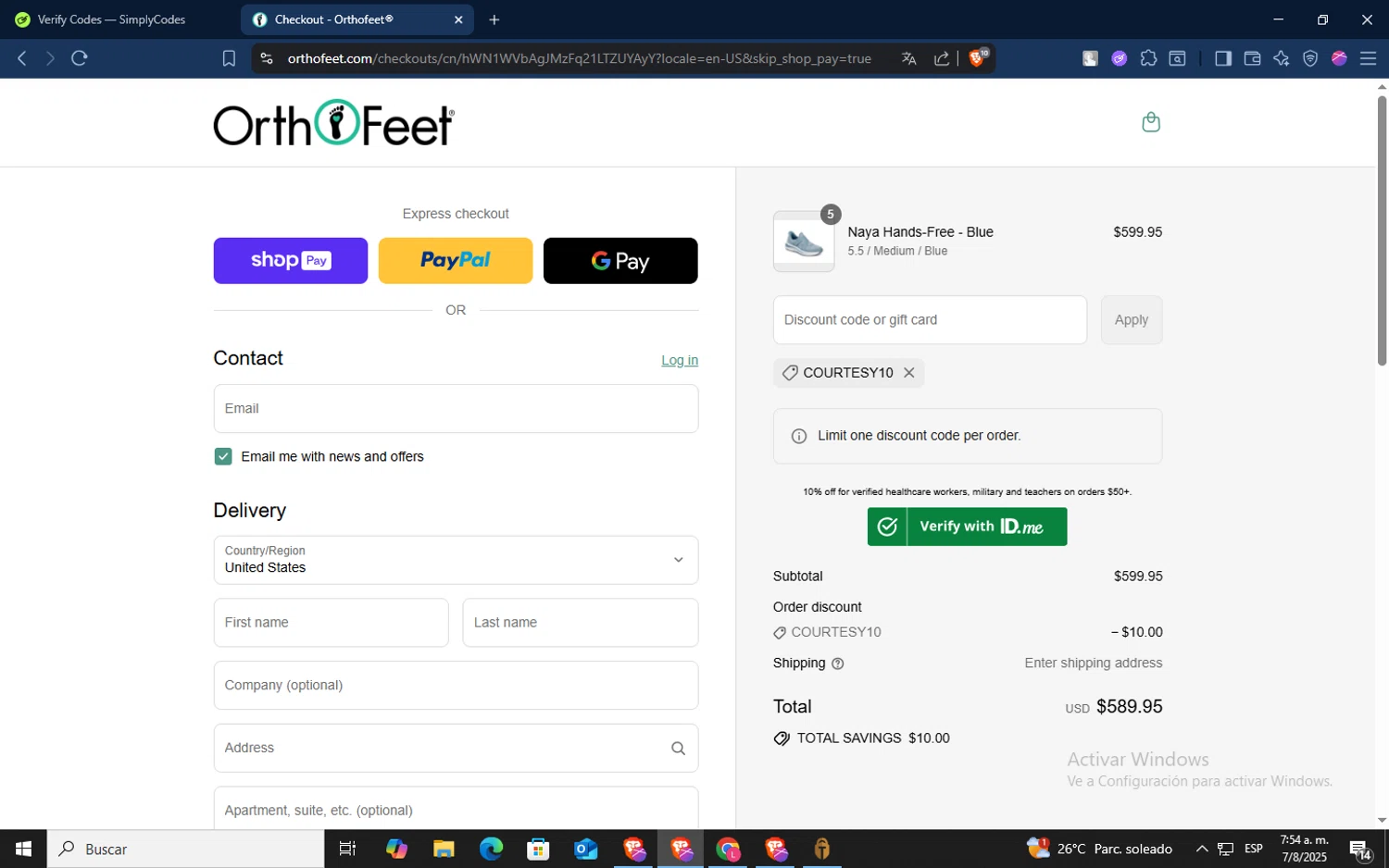 Orthofeet Promo Codes - $30 Off (5 Verified) Jan 2026