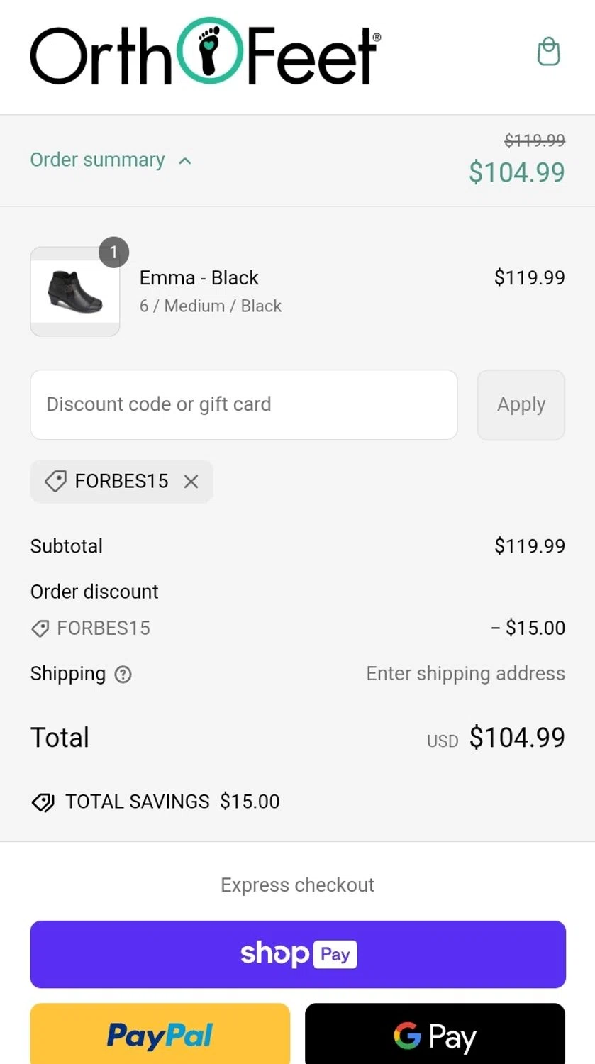 Orthofeet Promo Codes - $15 Off (5 Verified) Sep 2025