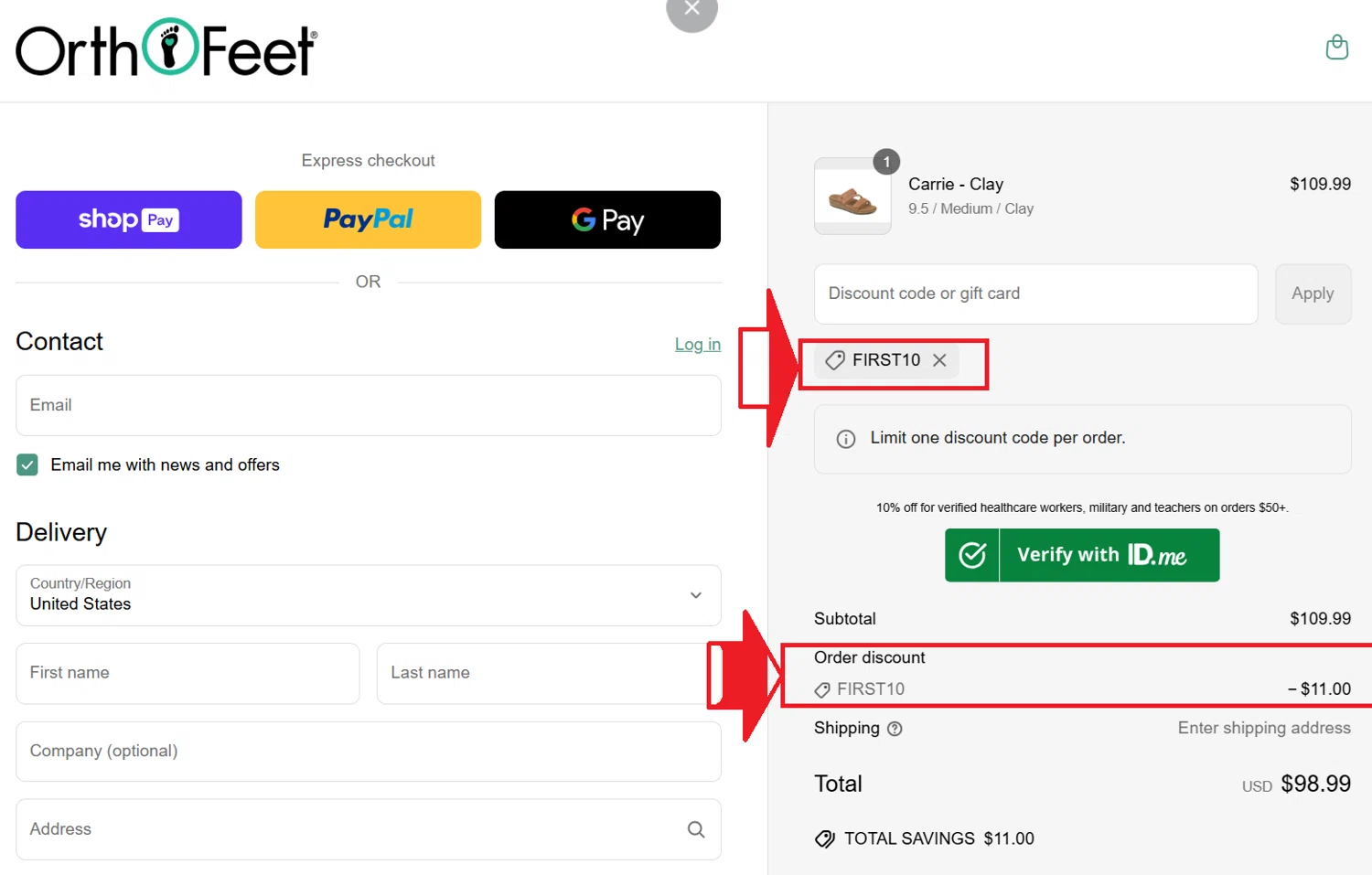 Orthofeet Promo Codes - $15 Off (5 Verified) Oct 2025