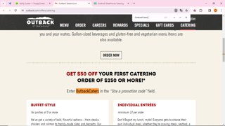 Outback Steakhouse Promo Code (1 Verified) - $50 Off May 2025