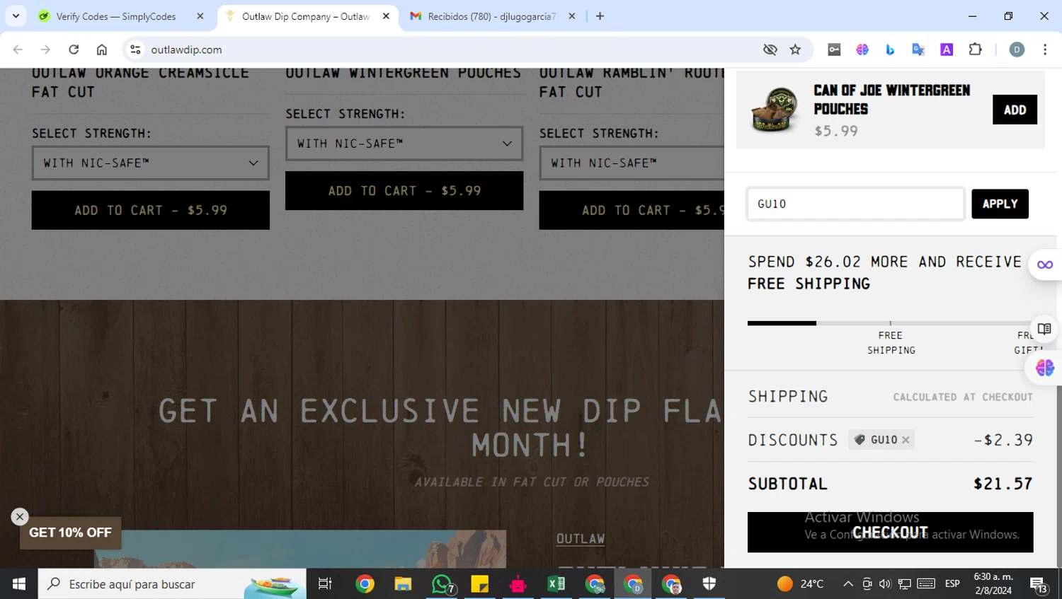Outlaw Dip Coupon Codes - 20% Off Coupons in August 2024 | SimplyCodes