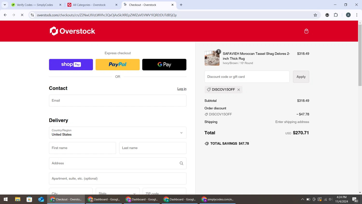 Overstock Coupons - 15% Off | November 2024