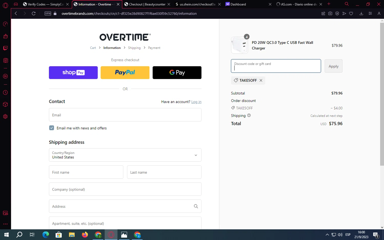 Overtime Discount Codes - 5% Off | September 2024