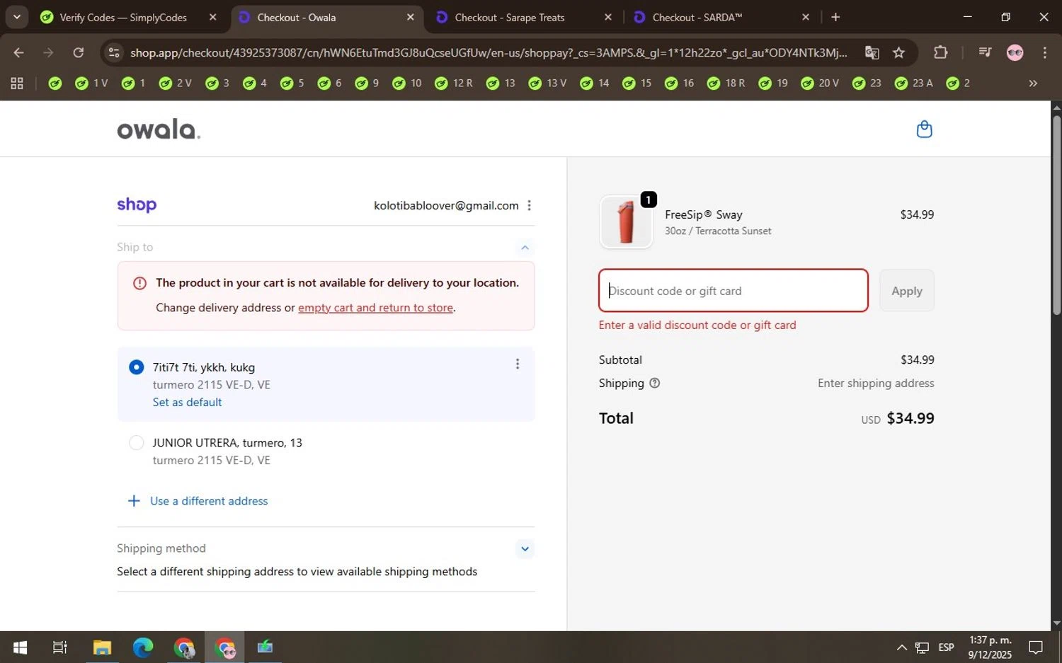 Owala Promo Codes - 15% Off w/Code Coupons Dec 2025