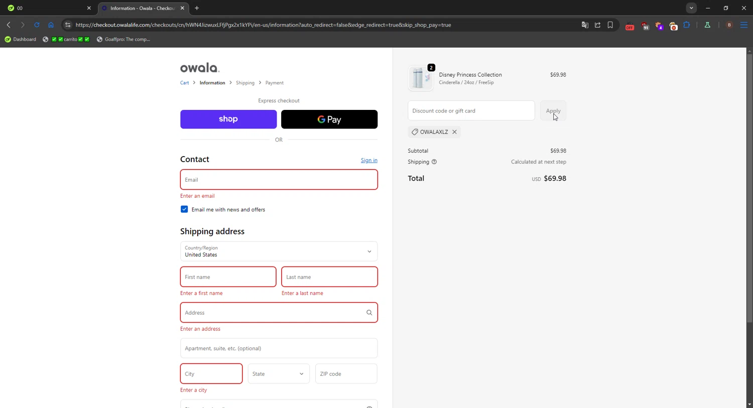 Owala Promo Codes - 10% Off w/Code Coupons Nov 2025
