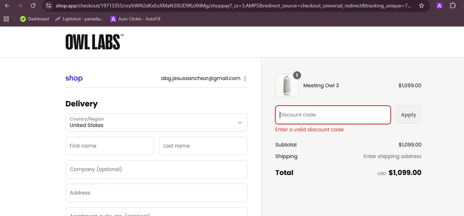 Owl Labs Promo Codes - $25 Off Coupons Oct 2025