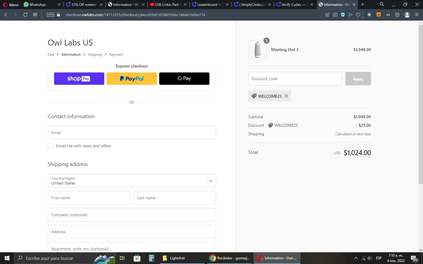 Owl Labs Discount Codes - $25 Off | January 2025