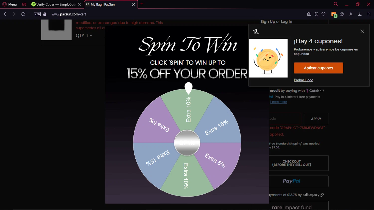 PacSun Promo Codes - $10 Off | January 2025