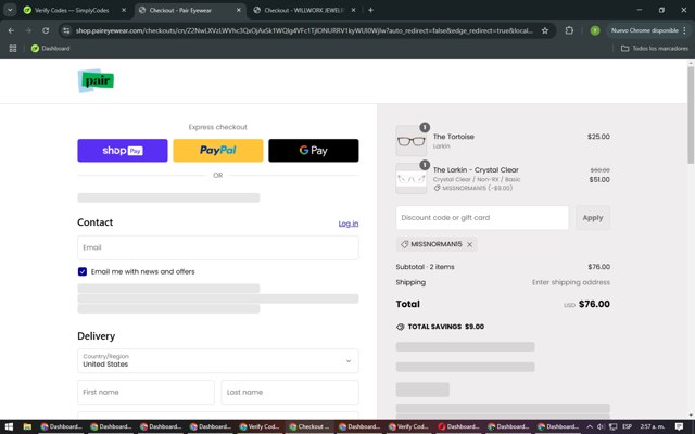 Pair Eyewear Discount Codes (42 Verified) - 15% Off Mar 2025