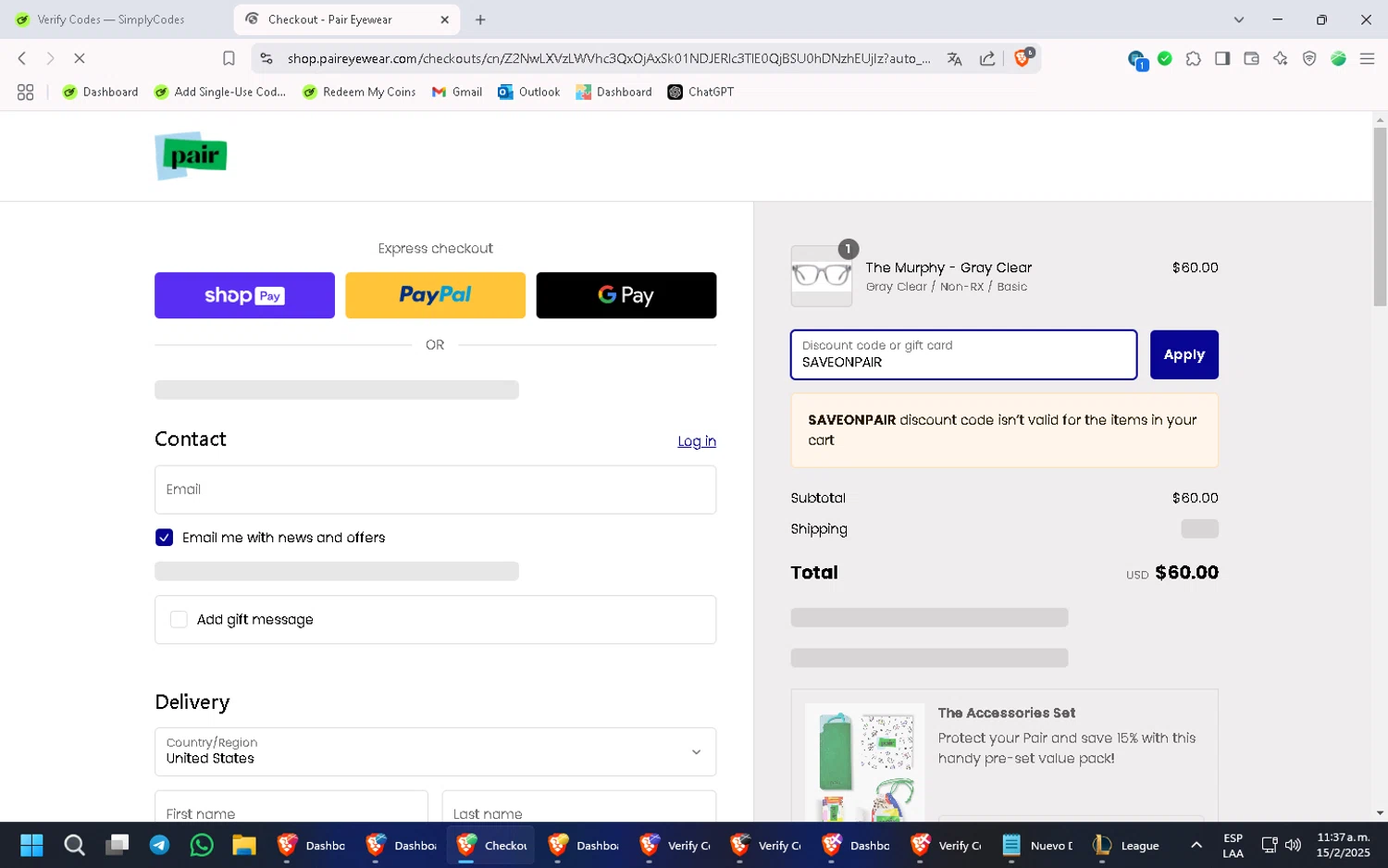 Pair Eyewear Discount Codes (42 Verified) - 15% Off Mar 2025