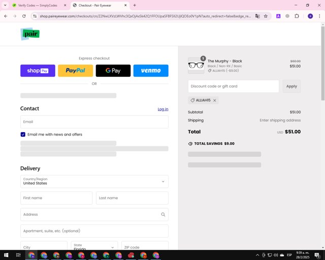 Pair Eyewear Discount Codes (42 Verified) - 15% Off Mar 2025