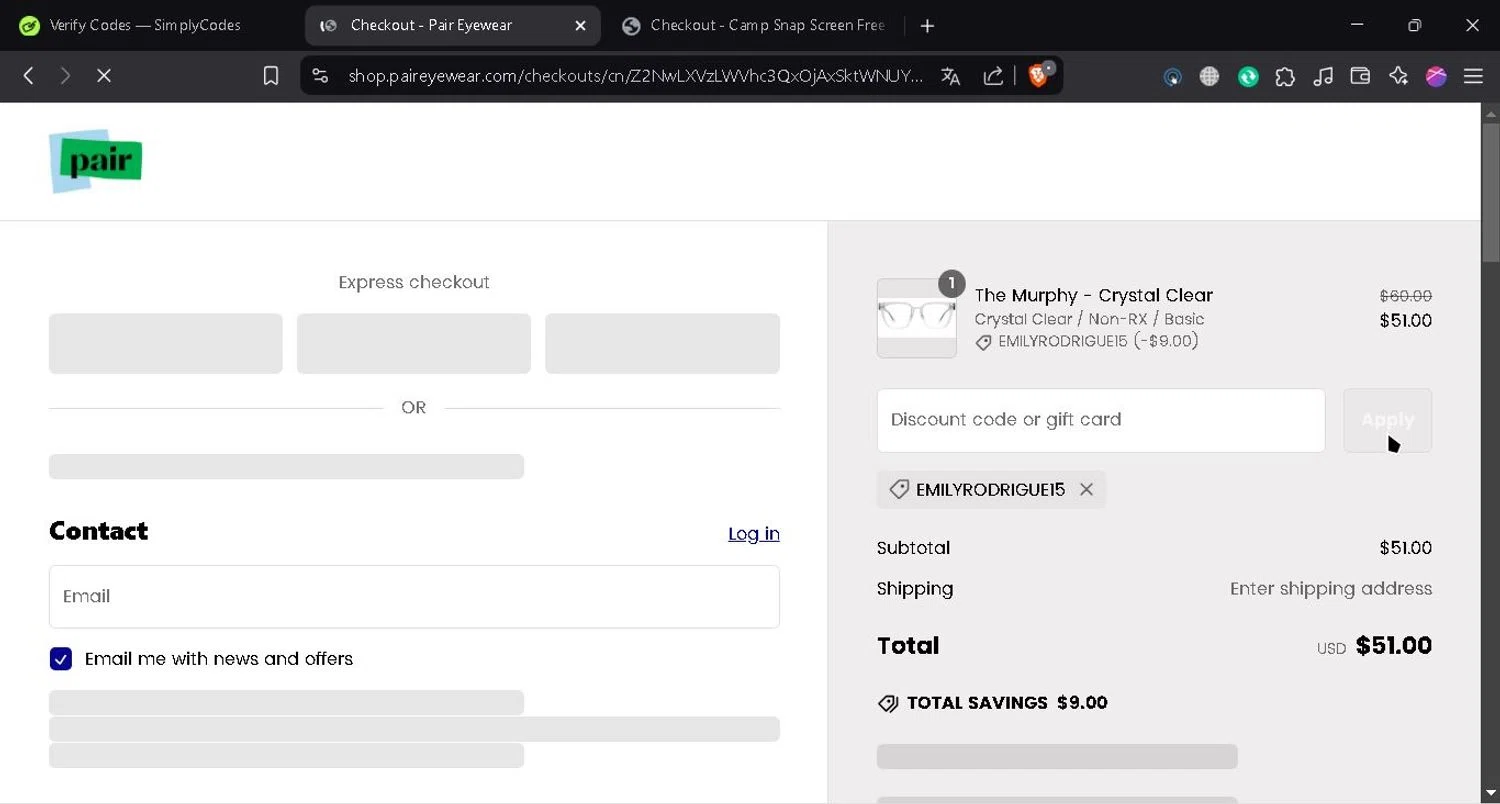 Pair Eyewear Discount Codes (42 Verified) - 15% Off Mar 2025