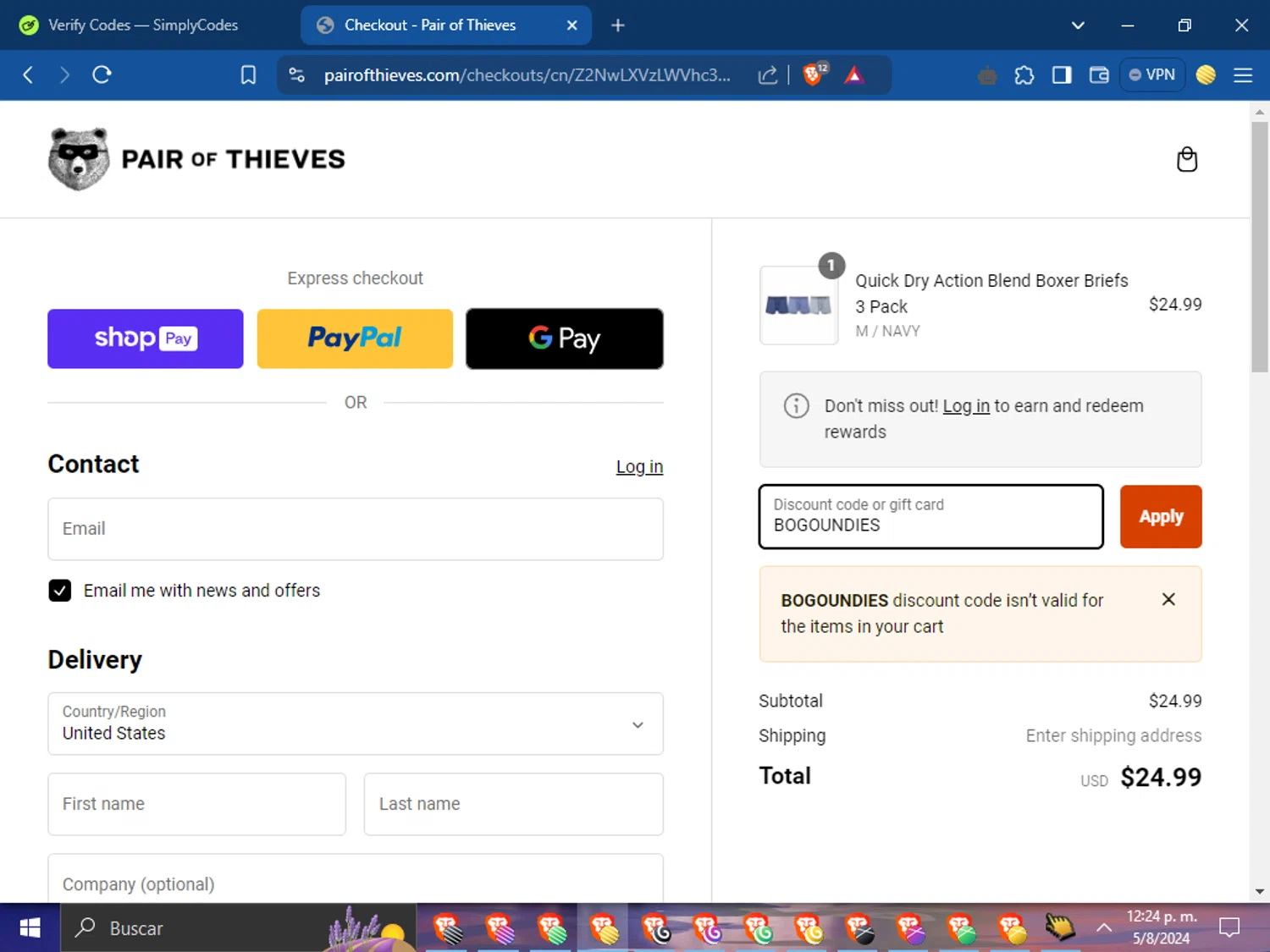 Pair of Thieves Discount Codes - 25% Off | November 2024