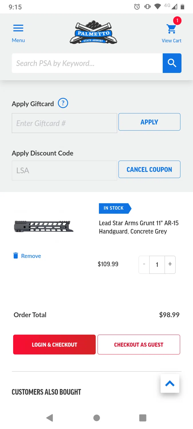 Palmetto State Armory Coupons - 2% Off | January 2025