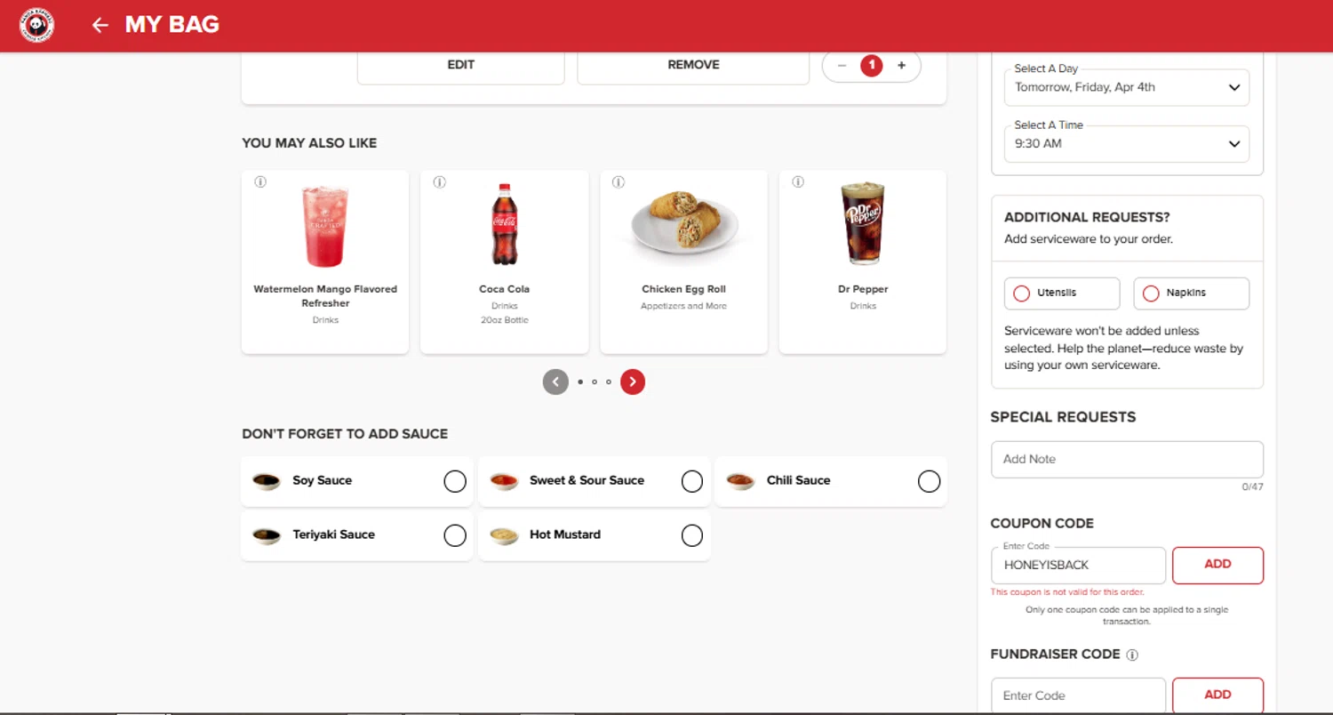 Panda Express Promo Codes - 50% Off Aug 2025
