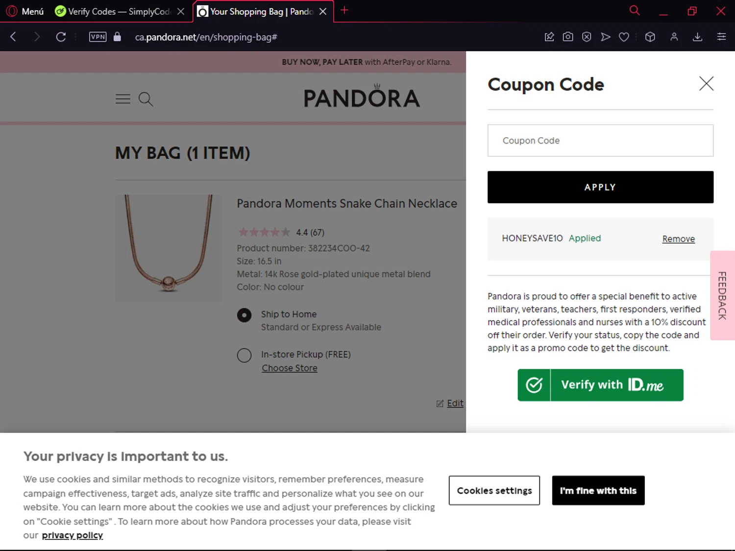 Pandora Coupon Codes - 10% Off | October 2024