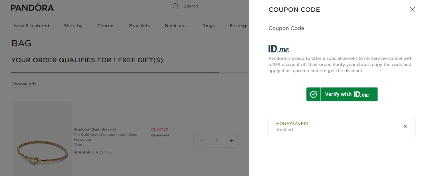 Pandora Discount Codes - 10% Off (1 Verified) Sep 2025