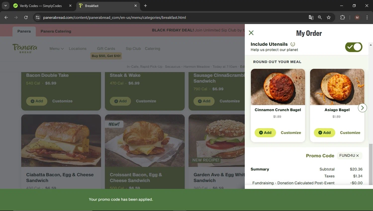 Panera Bread Promo Codes - $2 Off | January 2025