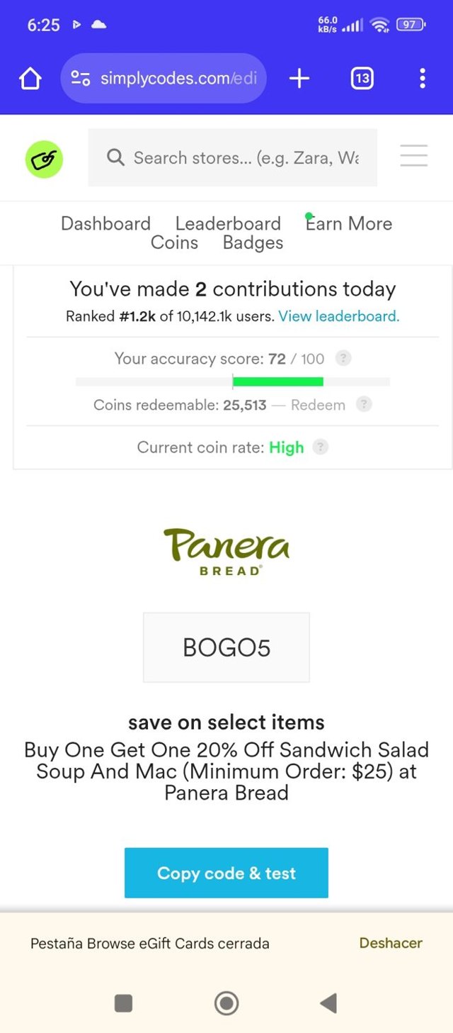 Panera Bread Promo Codes (2 Verified) - $5 Off May 2025