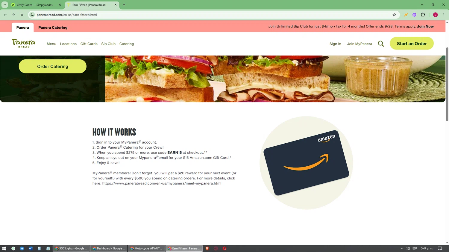 Panera Bread Promo Codes (3 Verified) - 30% Off Oct 2025