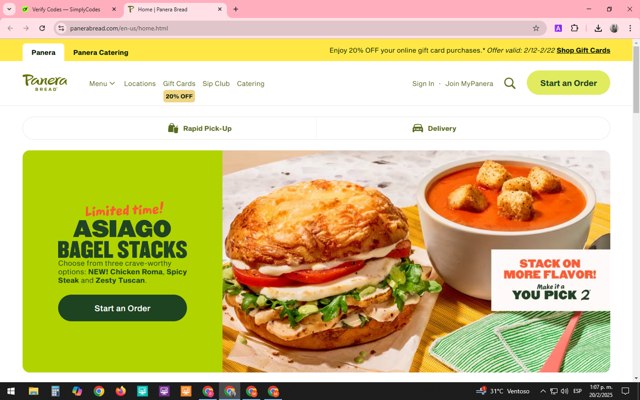 Panera Bread Promo Codes (2 Verified) - Sitewide Mar 2025
