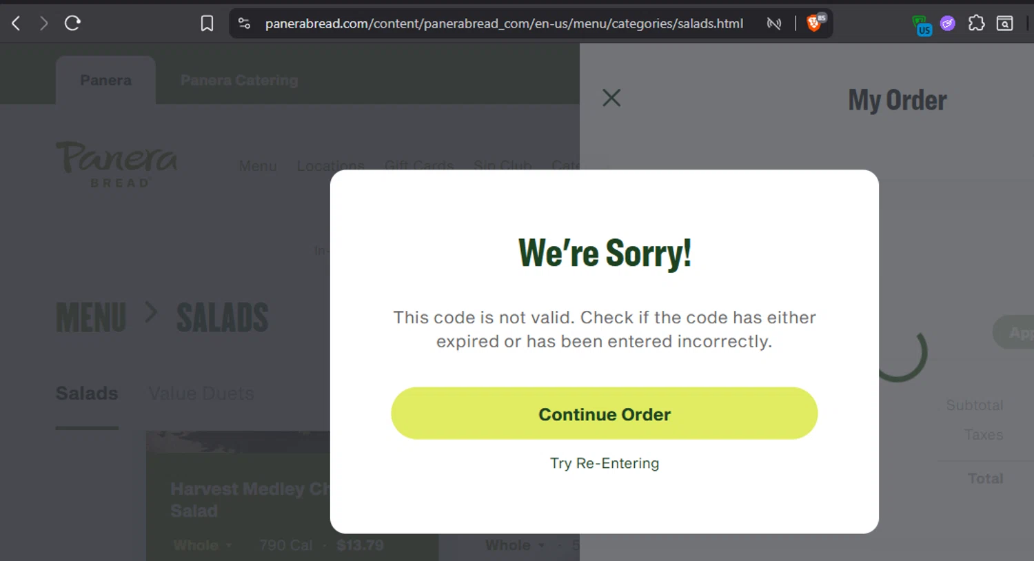 Panera Bread Promo Codes - 50% Off (1 Verified) Dec 2025