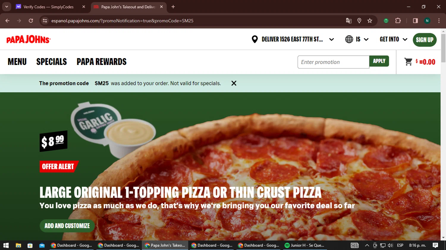 Papa John's Promo Codes – 50% Off | May 2024